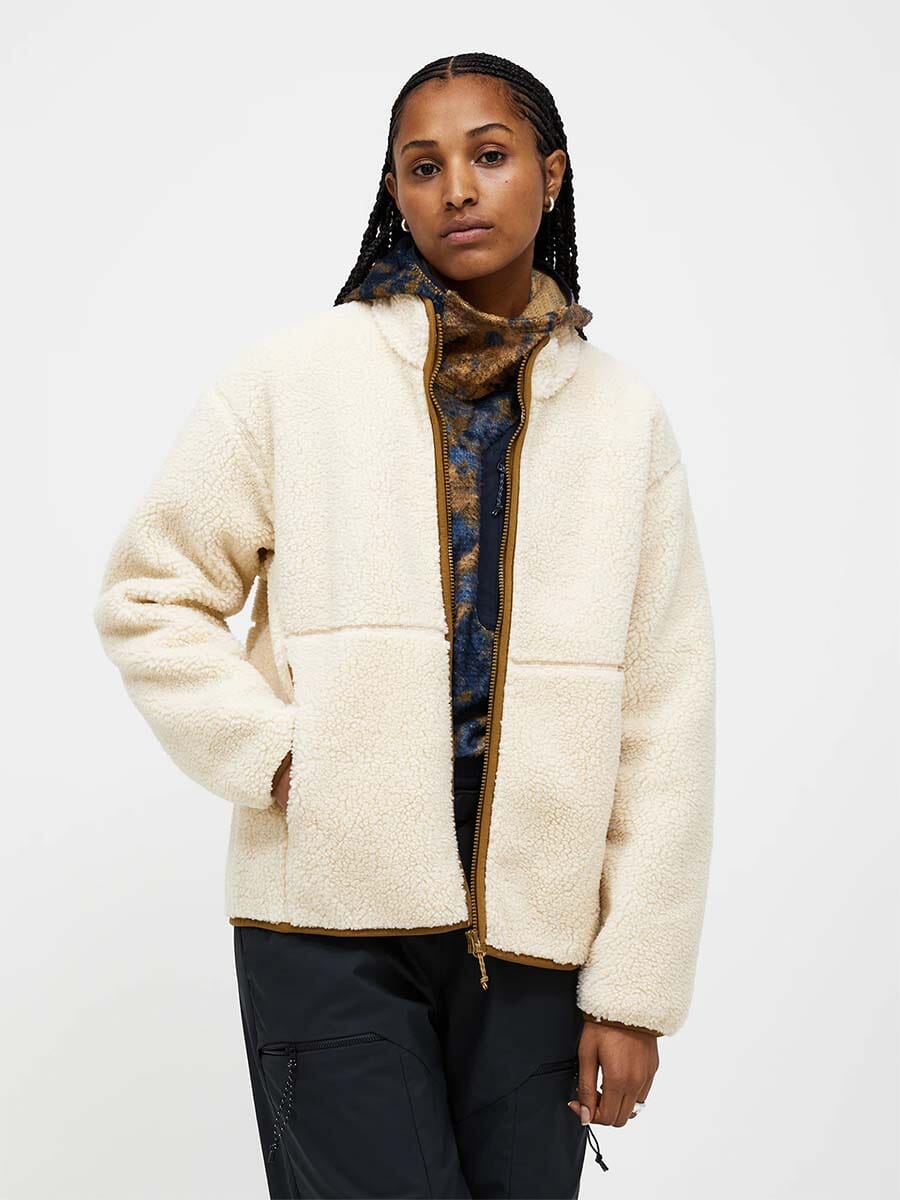 Women's Solid Pile Jacket